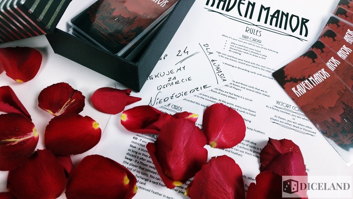Recenzja #684 Raven Manor - Klimatyczna gra towarzyska