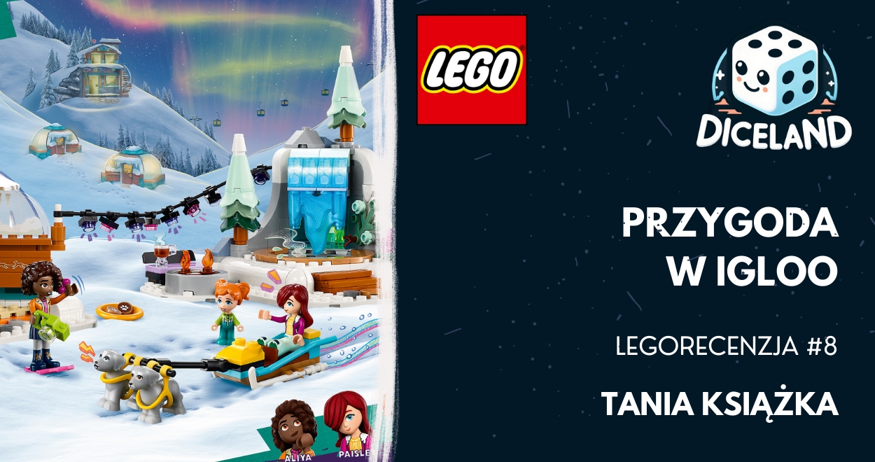 LegoRecenzja #8 Lego Friends Przygoda w Igloo - zimowa sceneria.