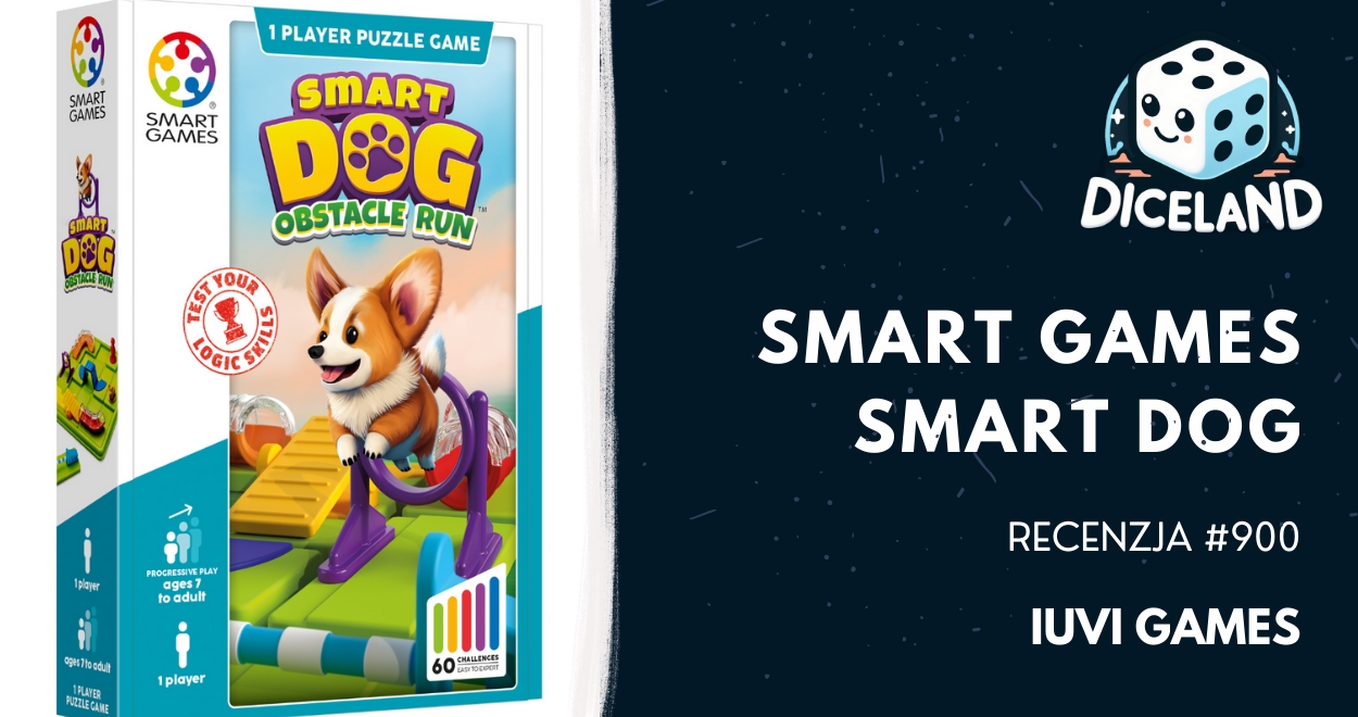 Recenzja #900 Smart Games Smart Dog - tor przeszkód dla psiaka.